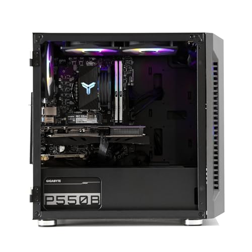 MXZ Gaming PC Computer I5 13400F, RTX3060, 8GB*2 DDR4, NVME M2 500G, 6RGB Fans,Windows 11 Pro Ready to use, Gamer Desktop Computer(I5 13400F| RTX3060)