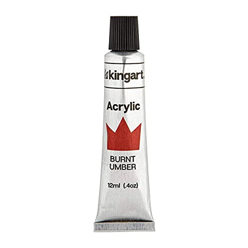KINGART 505-24 12 mL Unique Colors Acrylic Paint (Set of 24), Assorted