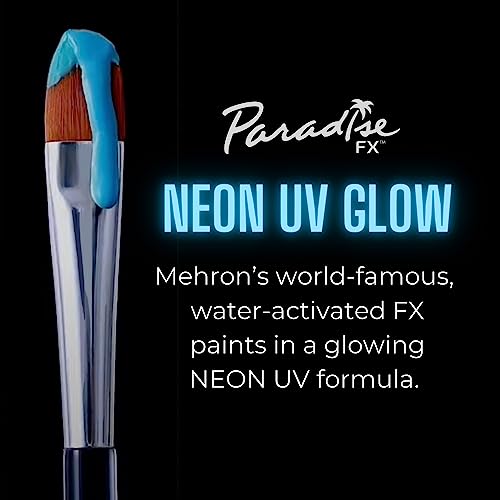 Mehron Makeup Paradise Makeup AQ Refill (.25 oz) (Celestial β Neon Blue/Light Blue UV)