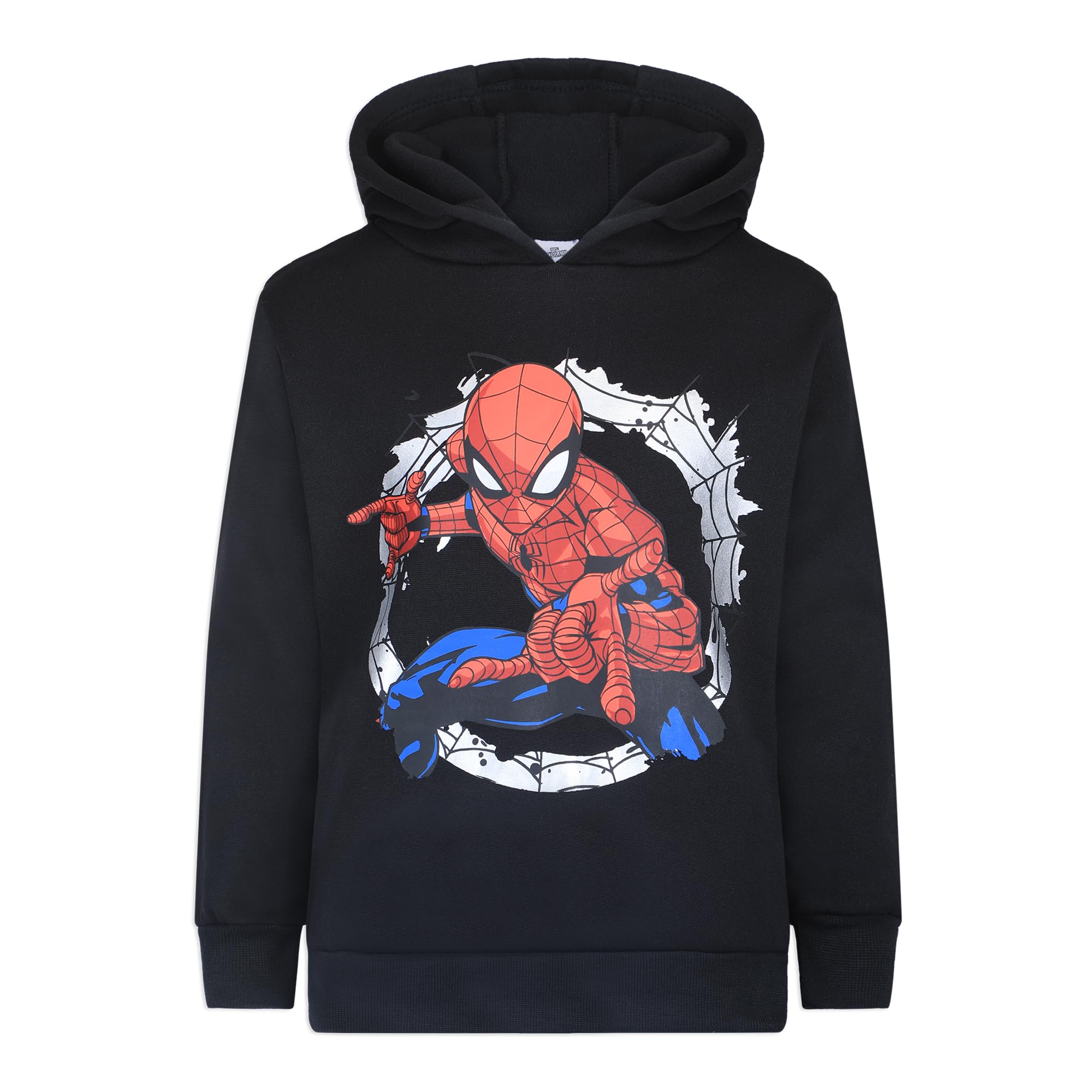 Marvel Spider-Man Boys 2 Pack Hoodies for Toddlers and Big Boys – Red/Black