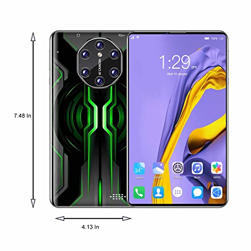 Yanvan Tablet Laptop - 7Inch IPS Display Screen HD Tablet, WiFi Bluetooth Android Voice Call Game, 2GB RAM+16GB ROM, 4000mAh, 0.3 MP+2 MP Dual Cameras, Android 5.1 System, Green