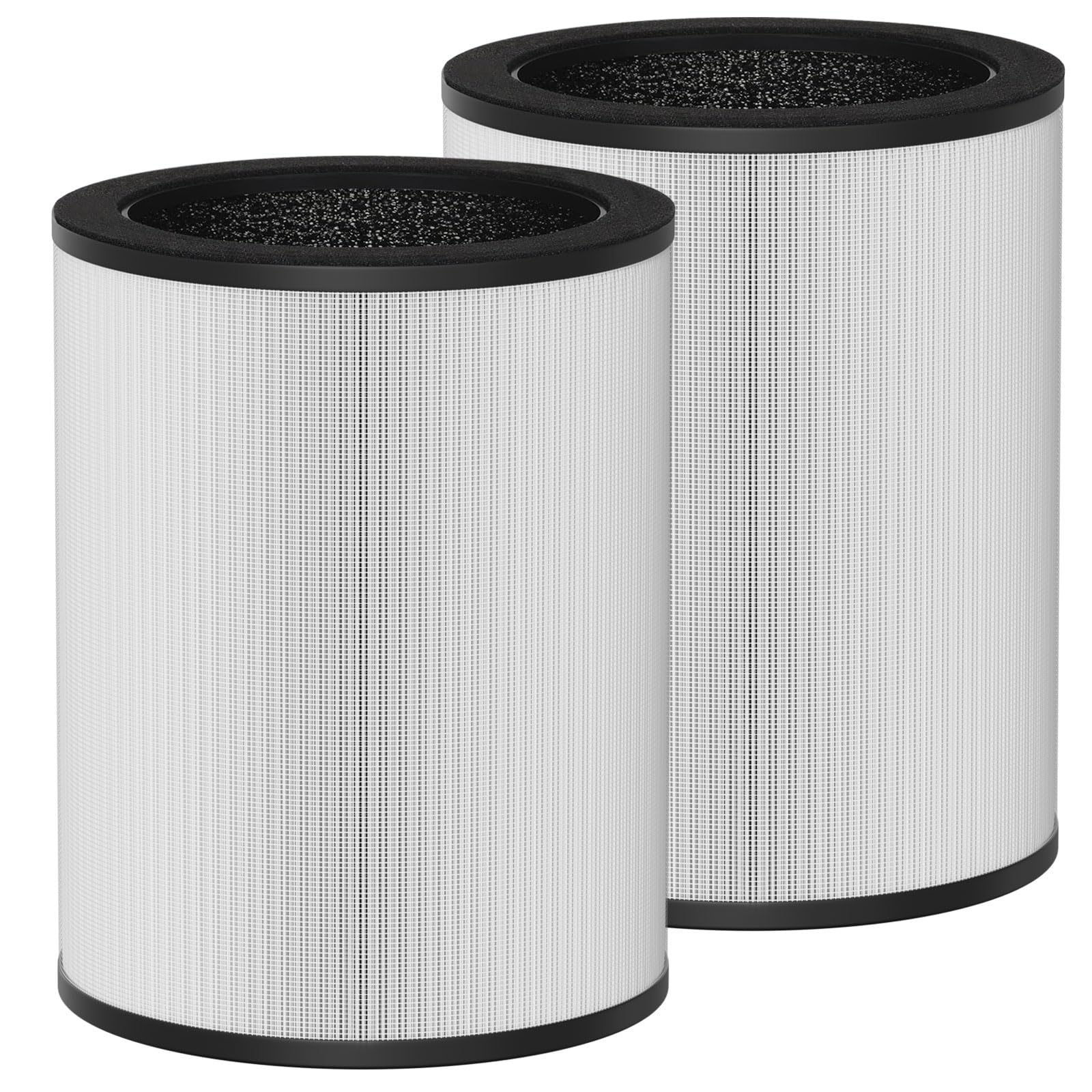 KJ80 HEPA Filter Replacement Compatible with Druiap KJ80 Air Cleaner Purifier, Compared to part# AF3080, 3-in-1 True HEPA Filters, 2 Pack