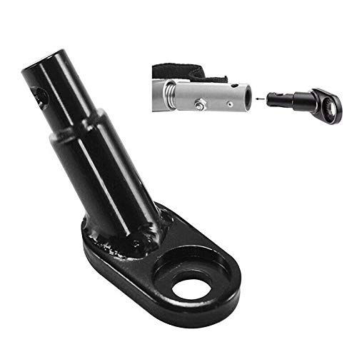 Liveday Bike Trailer Coupler Hitch Bicycle Attachment Angled Elbow Portable Mount Adapter for Children's Trailers and Most Bicycles