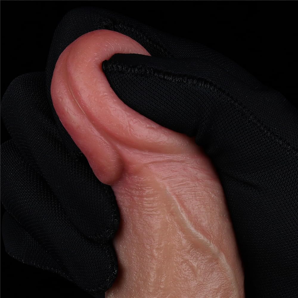 Large Strap on Dildo Dual Density Silicone Anal Dildo Realistic Huge Suction Cup Dildo Big Horse Dildo (12 inches) Flesh