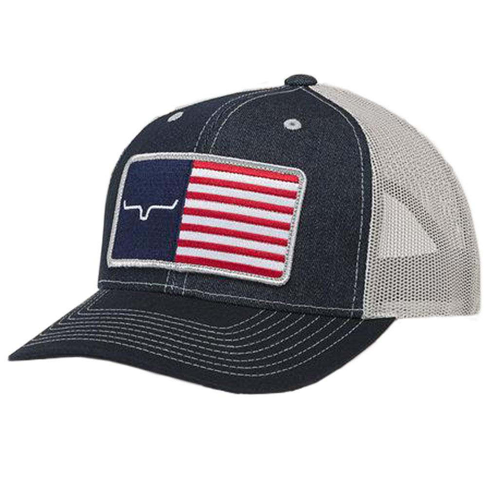 Kimes Ranch American Trucker Adjustable Snapback (Denim/Navy)