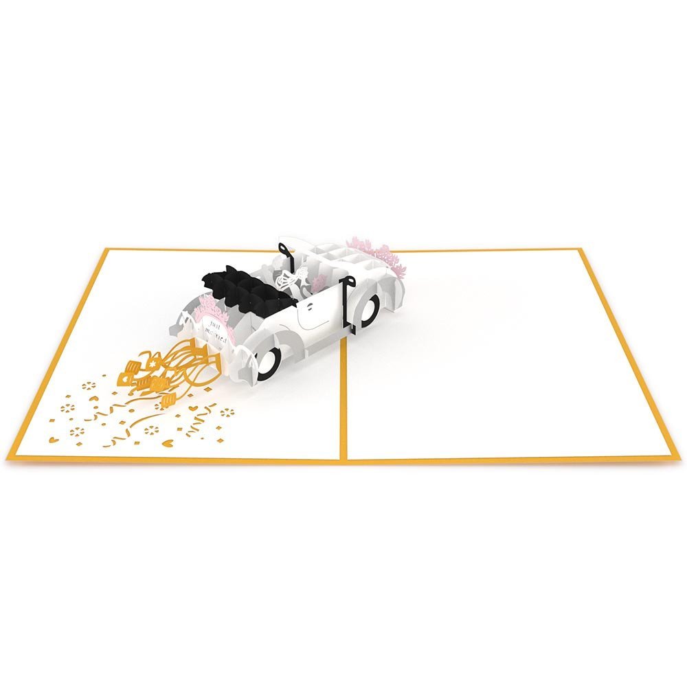 Lovepop 3D Pop Up Greeting Card - Wedding Car