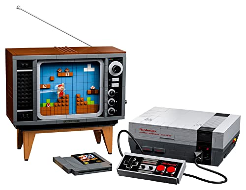 LEGO Super Mario Nintendo Entertainment System 71374 Gameplay Building Set, Model Kits for Adults to Build, DIY Creative Activity, Collectible Gift Idea