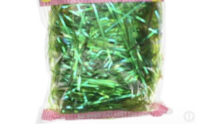 Woven Bright Bamboo Easter Baskets with Hinged Handles With Easter Grass Purple Pink Green Blue 9.125x9.875x8.5-in. with DTJS Special Easter Bonus (Green)