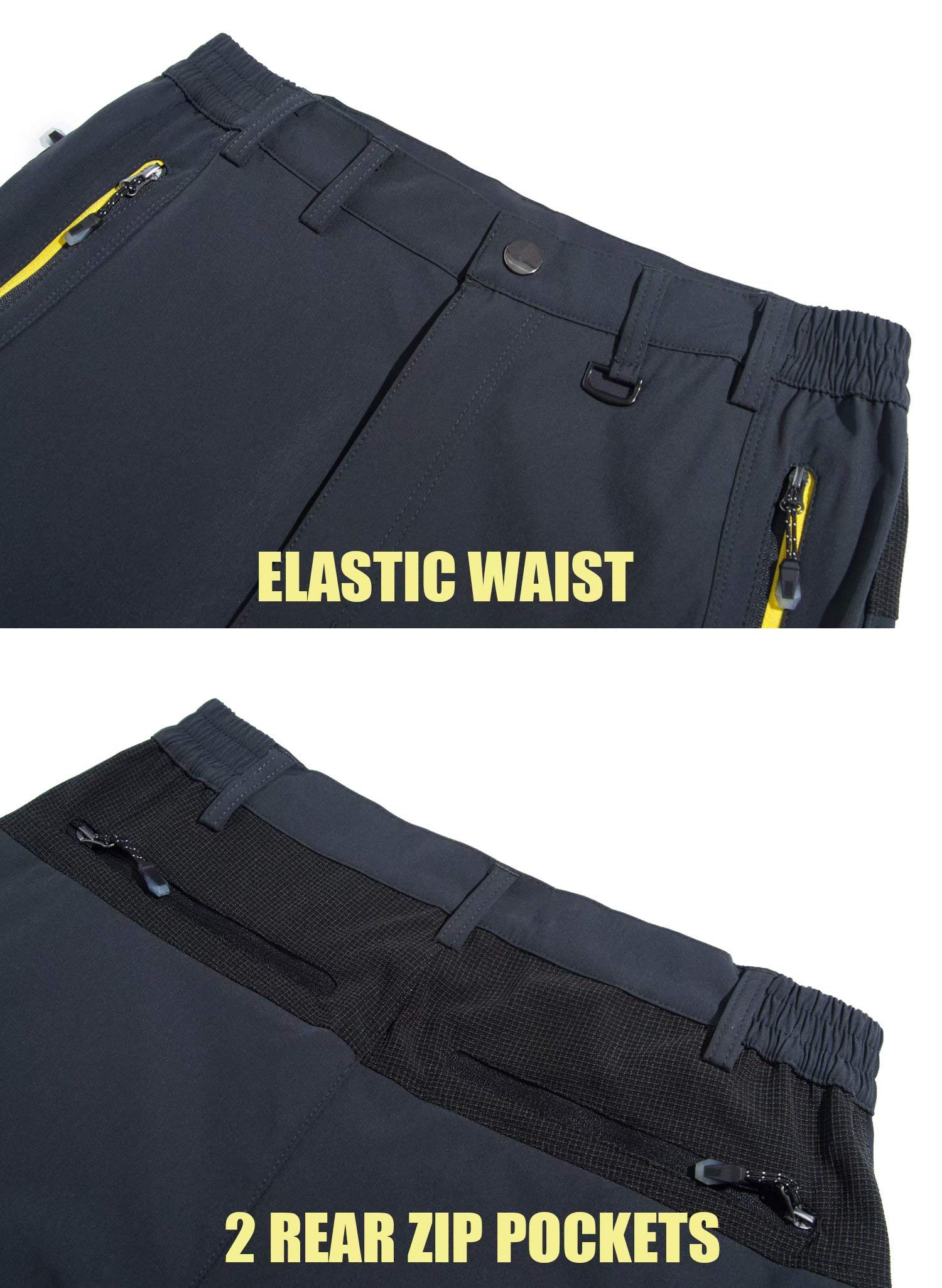 MAGCOMSEN Waterproof Pants for Men Hiking Pants Mens Quick Dry Pants Work Pants Spring Pants Golf Pants Mens Cycling Pants Summer Pants