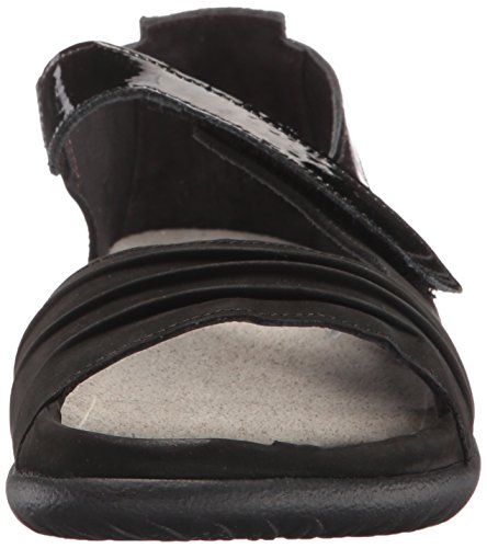 NAOT Women's Papaki Sandal Black Patent Lthr Combo 5-5.5 M US