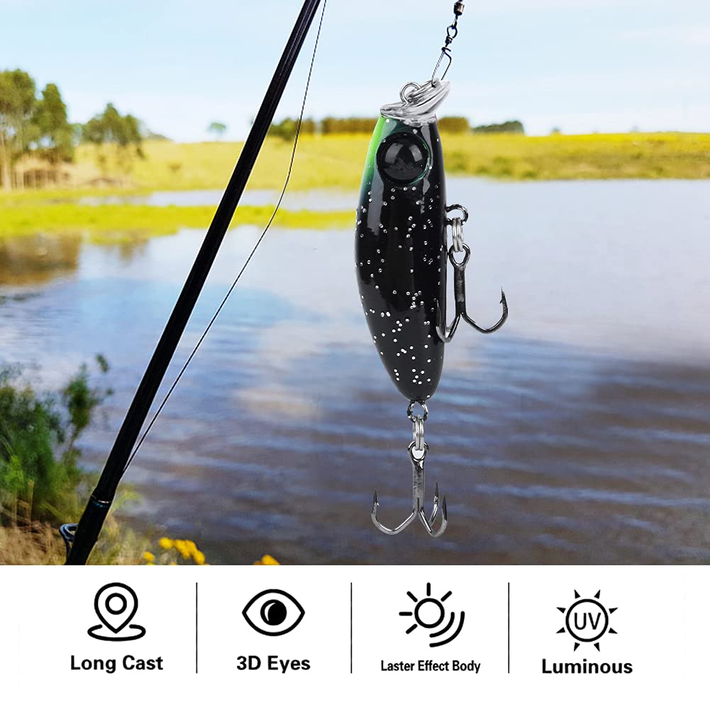OKJHFD 35mm/2.4g Sinking Fishing Lures Artificial Simulation Bait Tool Accessory for Freshwater Seawater(01)