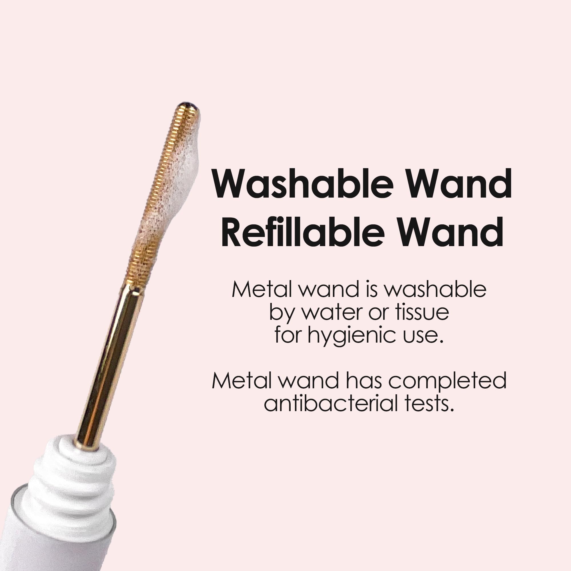 NEOGEN Innovative Sensational Hygienic Washable Extra Slim Metal Mascara (Volume, Black)