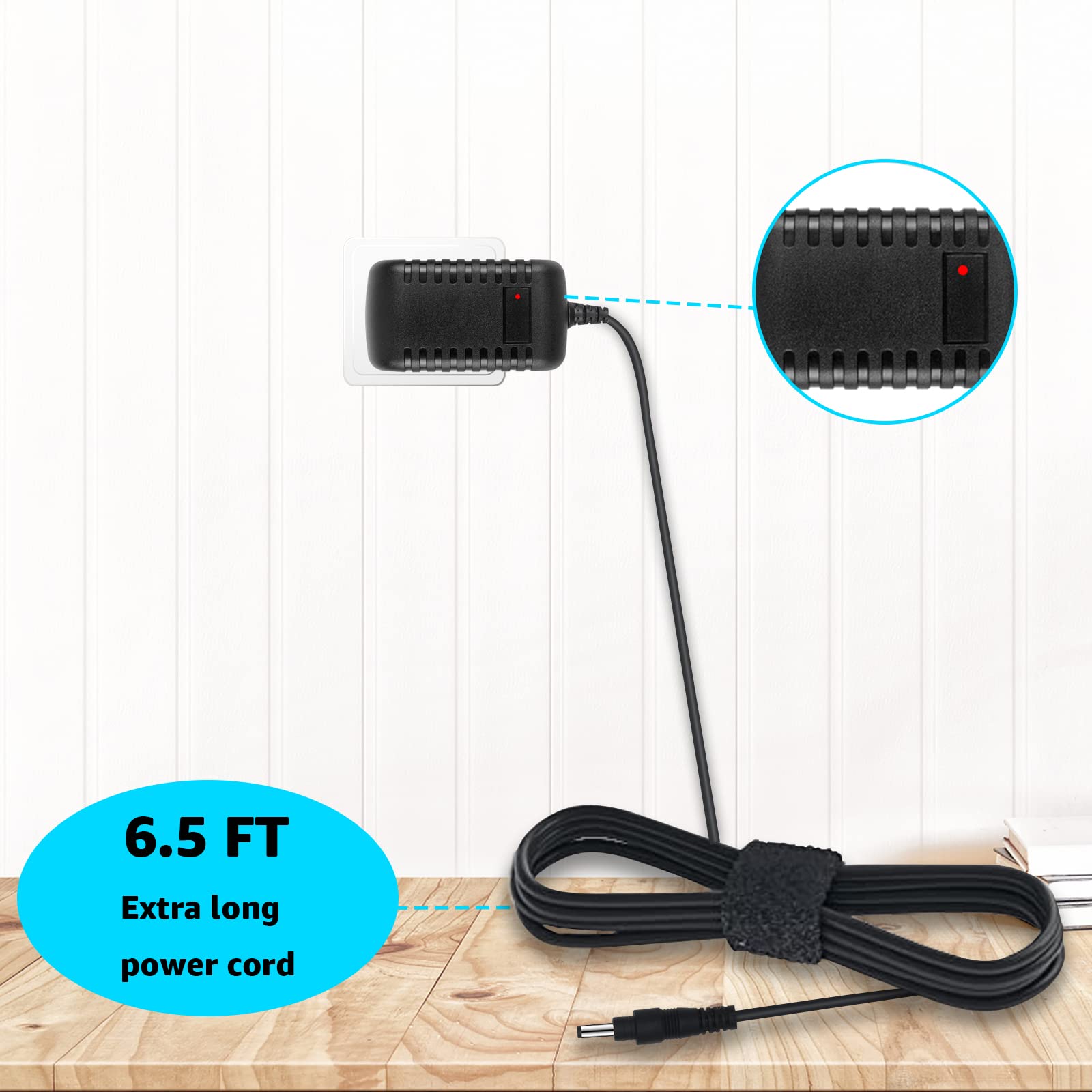 Lusperi K-R31498-NA AC/DC Faucet Power Adapter Compatible with Kohler Malleco Touchless Faucet R77748K-R31498 K-R77748-S (Cable 6.6 ft