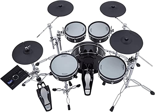 Roland VAD307 V-Drums Acoustic Design Electronic Drum Set Bundle with 3.5mm Audio Cable, Drumstick Bag, 3 Pairs of Drumsticks, and Austin Bazaar Polishing Cloth