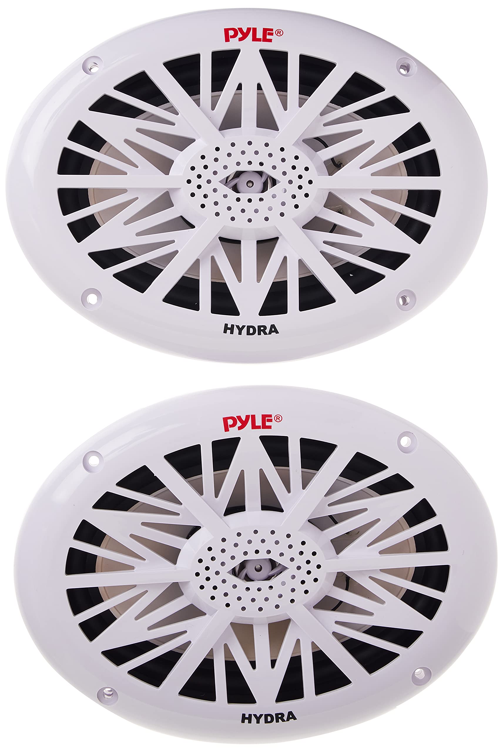 Pyle 6x9 Inch Dual Marine Speakers Marine Bluetooth Stereo Radio