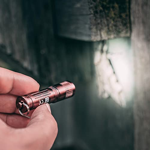 OLIGHT 90 Lumens i3E EOS PMMA TIR Lens AAA Flashlight Compact Keychain Flashlight EDC Flashlight for Night, Camping