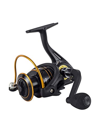 LLJPYX7L Fast Fishing Reel, Suitable for Beginners, Compact and Powerful Fishing Reel, Left/Right Interchangeable Handle, 10BB Durable Bearing 4.7:1 Gear Ratio (Size : 6000)