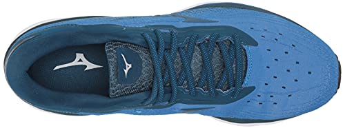 Mizuno mens Wave Sky 5 Running Shoe, Imperial Blue-sea, 11.5 US