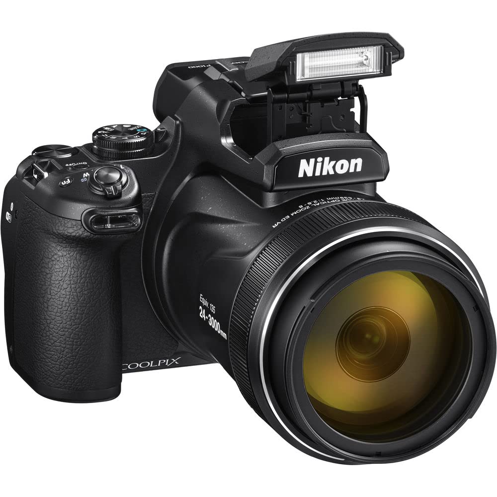 Nikon COOLPIX P950 16MP 83x Optical Zoom Digital Camera (26532) Deluxe Bundle Kit with Sandisk 64GB SD Card + Large Camera Bag + Filter Kit + Spare Battery + Telephoto Lens + More (Renewed)