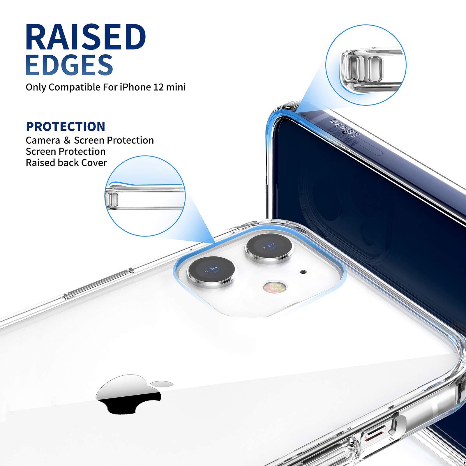 Mkeke for iPhone 12 Mini case Blue Test