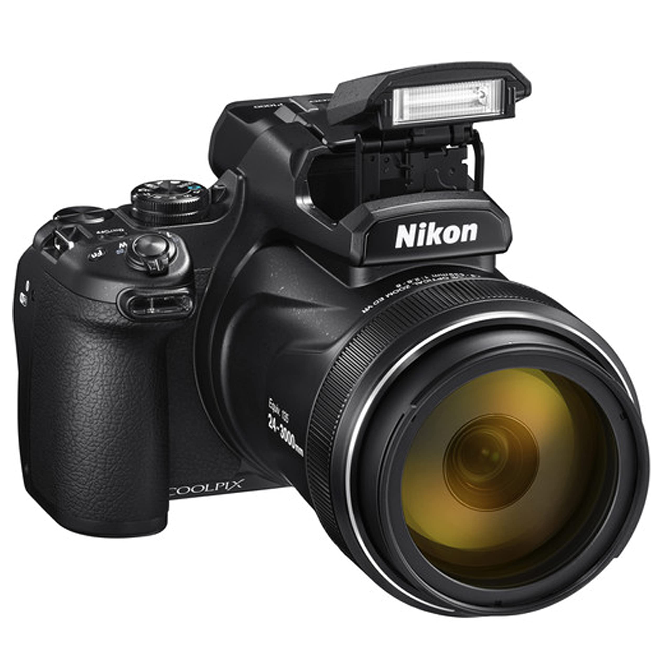 Nikon COOLPIX P1000 16.7 Digital Point and Shoot Camera + 128GB Memory + Case + Filters + 3 Piece Filter Kit + More (24pc Bundle) (Renewed)