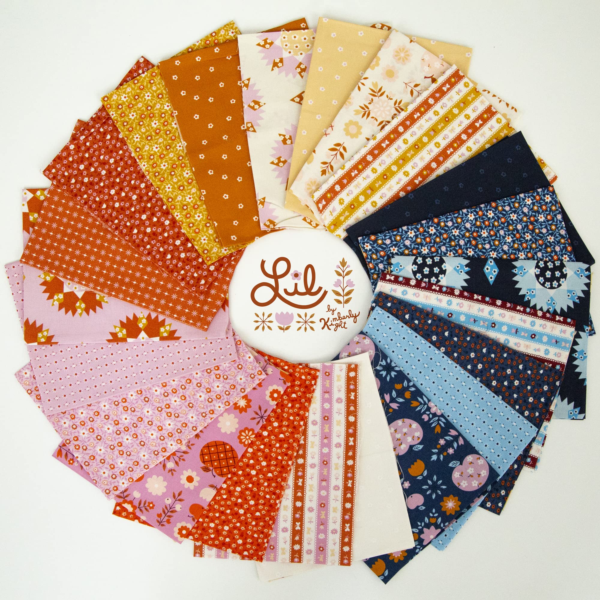 Lil Jelly Roll (40 Pieces) by Kimberly Kight for Ruby Star Society + Moda 2.5 x 44 inches (6.35 cm x 111.76 cm) Fabric Strips