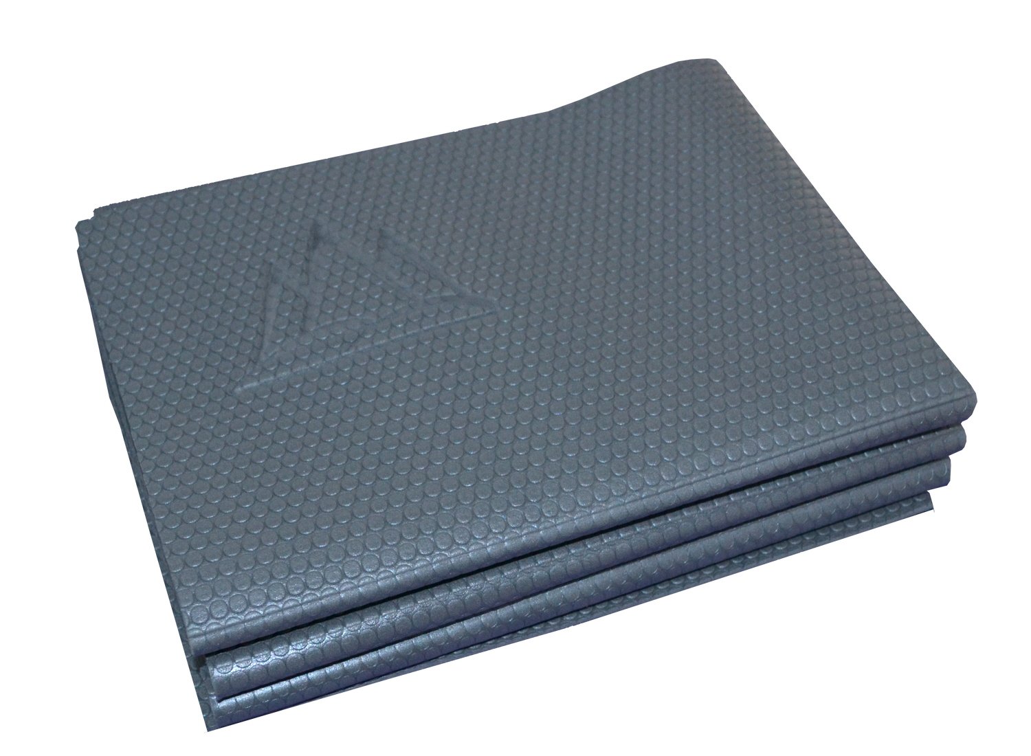 Khataland YoFoMat PRO, Professional Foldable Yoga and Pilates Mat, Eco Friendly with Travel Bag, Extra Long 72-Inch, Extra Wide 26-Inch, Slate Gray