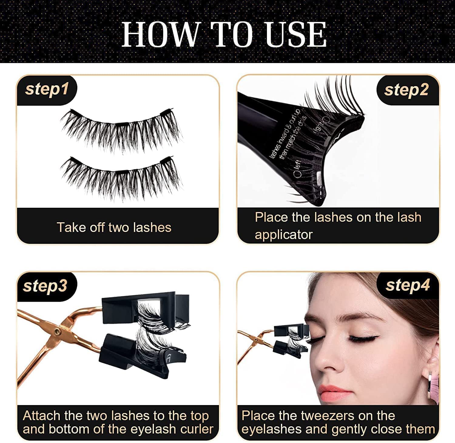 Magnetic Eyelashes without Eyeliner-AAAAAAA