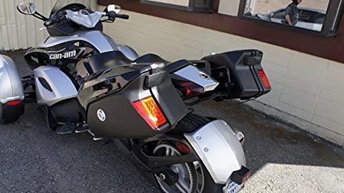 Mutazu Detachable Hard Saddlebags 4 Can Am Spyder ROADSTER RS ST w/mounting brackets