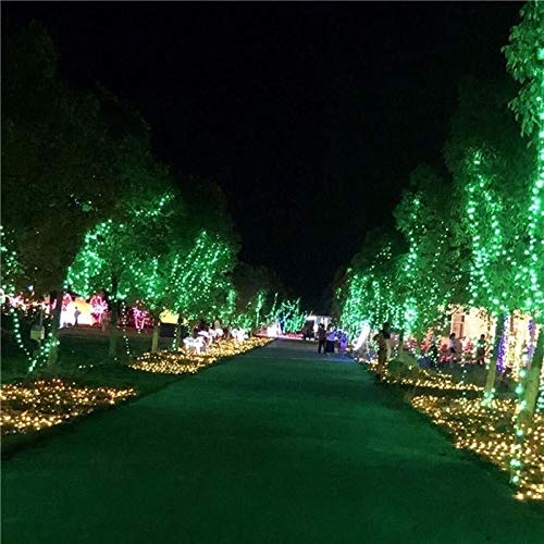 LIUPENGWEI 8Modes Solar Power Fairy String Lights Outdoor Decorative Light Waterproof IP65 with Light for Garden Home Wedding Party Christmas Halloween Decoration Lights String Garden Ghost Light