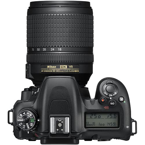 Nikon D7500 DSLR Camera(1582) with 18-140mm Lens+420-800mm f/8.3 HD Telephoto Zoom Lens+Case+128 GIG Memory+Flash+Monopod(13PC) Bundle