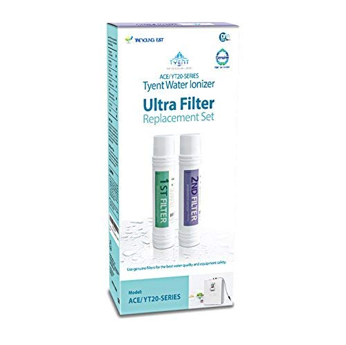 Tyent ACE Countertop Ultra Filter Replacement Set: (11 or 13-Plate ACE Countertop Water Ionizer-See Sticker) Authentic