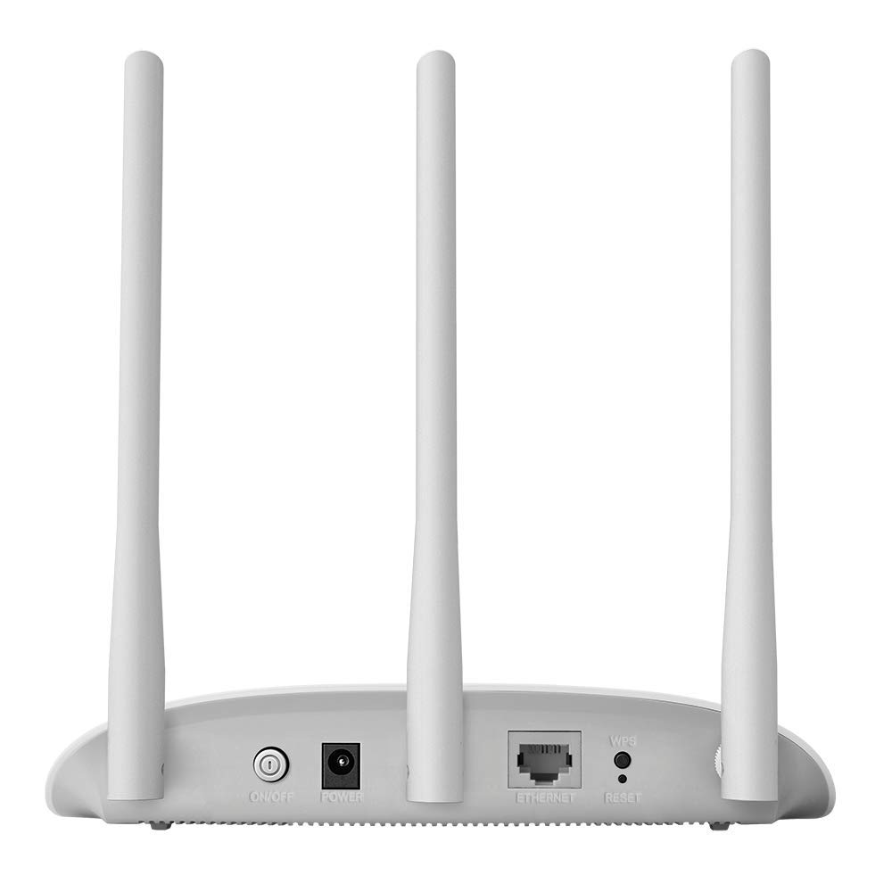 TP-Link Wireless Access Point TL-WA901N | 2.4Ghz N450 Desktop WiFi Bridge | Supports AP/Multi-SSID/Client/RE Mode | 3 Fixed Antennas | Passive PoE w/ Free PoE Injector (Renewed)