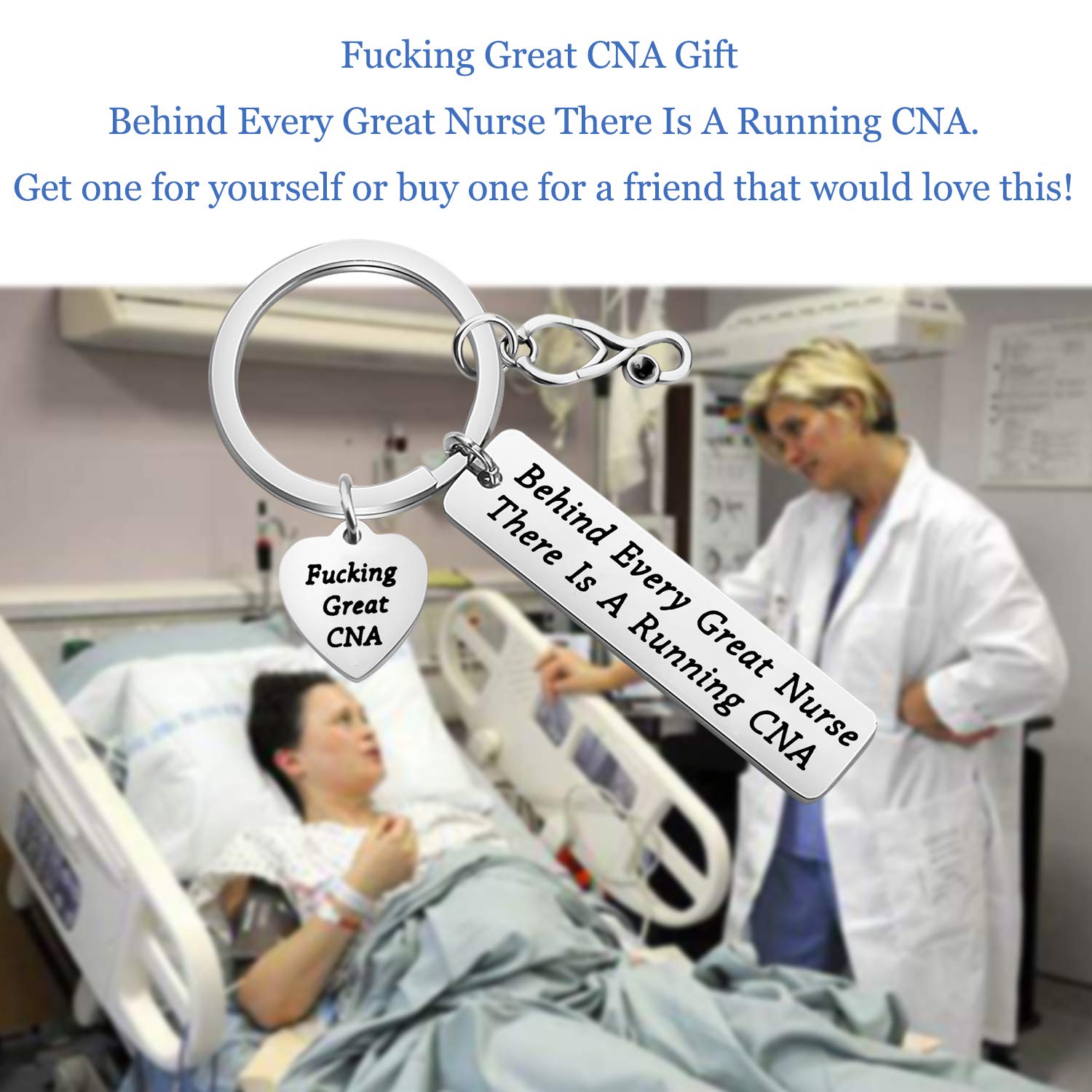 Lywjyb Birdgot Certified Nurse Assistant Gift CNA Gift Nursing School Student Gift Nurse Gift CNA Graduation Gift Fucking Great CNA Gift Nurse Appreciation Gift (Fucking Great CNA ky)