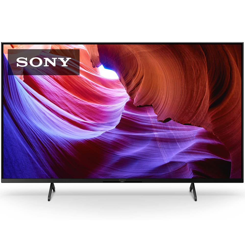 Sony KD55X85K 55" X85K 4K HDR LED TV with Smart Google TV (2022 Model) Bundle with Deco Home 60W 2.0 Channel Soundbar, 37"-100" TV Wall Mount Bracket Bundle and 6-Outlet Surge Adapter