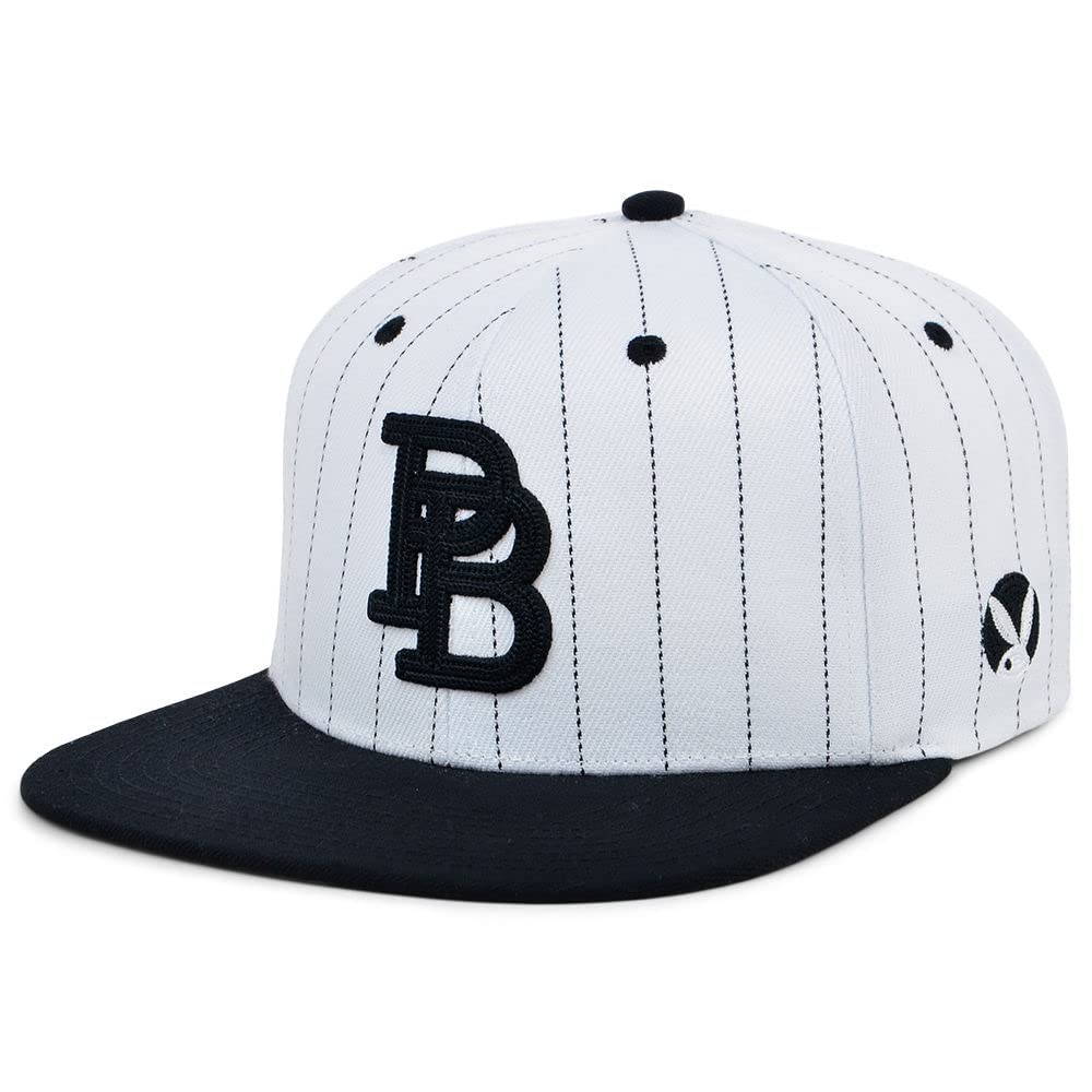 Playboy Black Tux Flat Bill Adjustable Snapback Hat