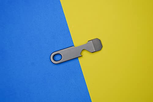 QuickPry Bottle Opener Mini Everyday Carry Pry Bar Tool, For Camping, Cleaning, And Simple Everyday Tasks, Keychain Carry Tool