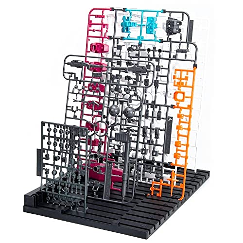 XINMEIWEN 2Pack Pieces Shelves Tool Stand Holder Model Production Tools Placement Rack Plastic Holder Container Organizer for Gundam Hobby Model Making Parts (29x18cm)
