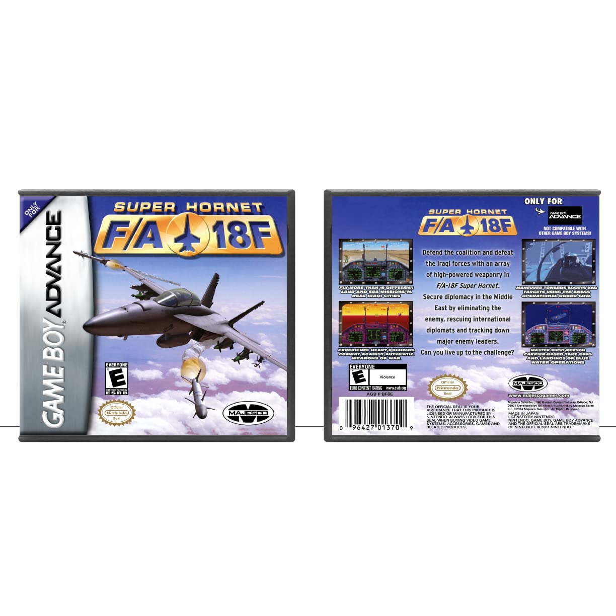 Super Hornet F/A 18F | (GBA) Game Boy Advance - Game Case Only - No Game