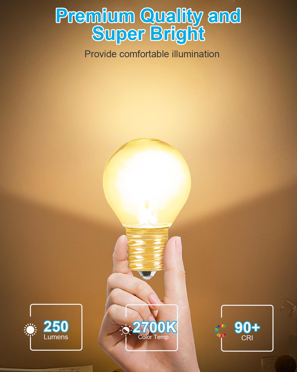 Lava Lamp Bulb 25 Watt, E17 Intermediate Base 6 Packs The Lava Original Replacement Bulb for 14.5-Inch Lava Lamp, Soft Warm White Glow, Long Life, High Temp Resistance, High-Output Heat S11 Bulb