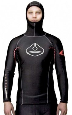 Lavacore by Oceanic Men's Long Sleeve Hooded Shirt - X-Large