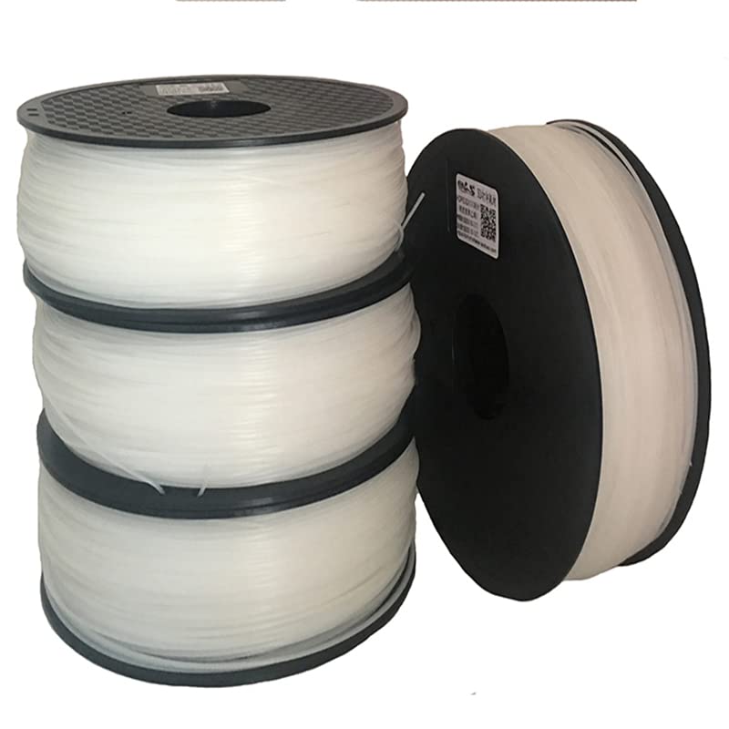 Zrong 3D Printing Filament PE Polyethylene Printer Material High-Density (Color : White)