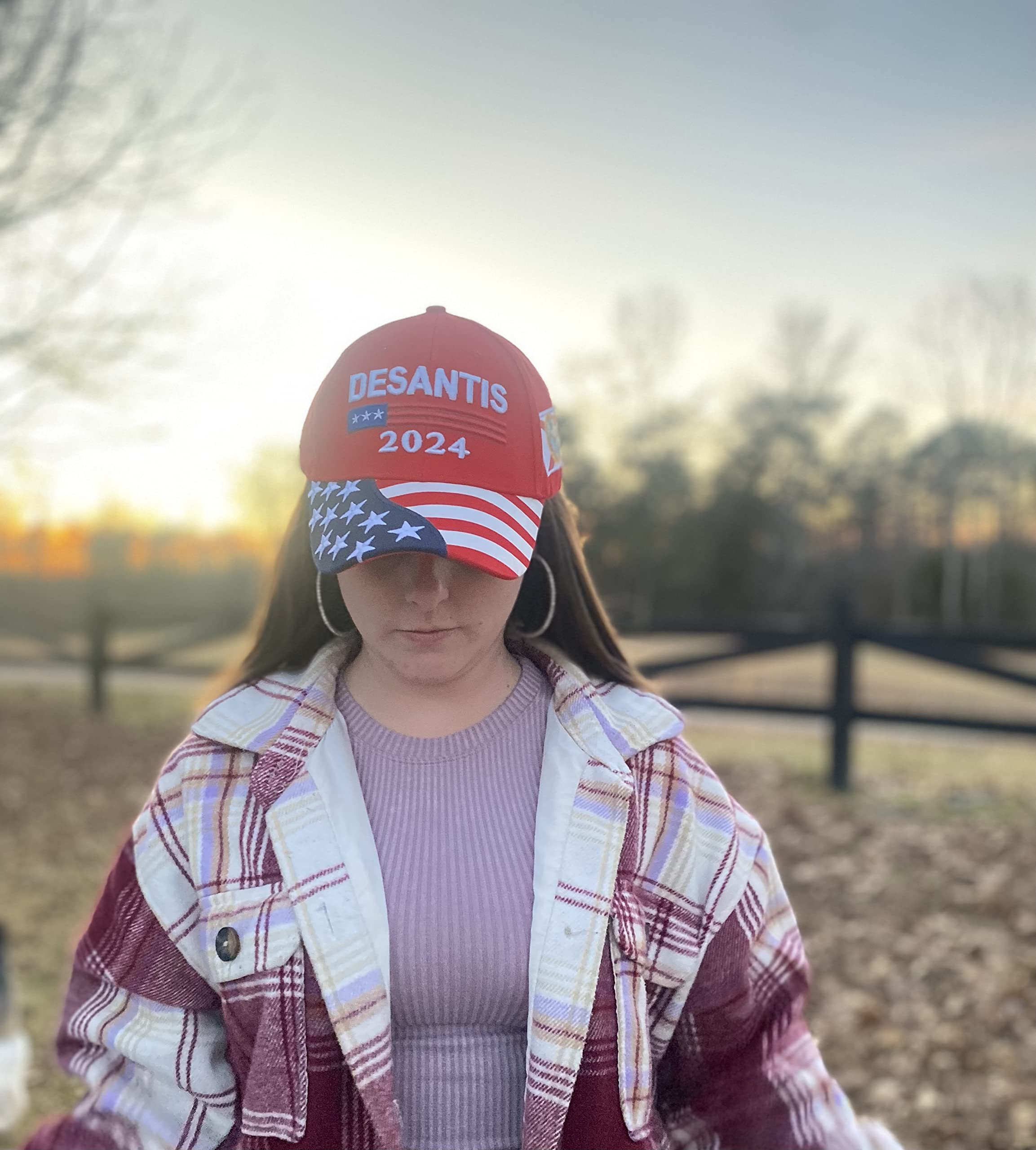 Ron Desantis 2024 Hat Make America Florida Flamingo Election Cap Men Women Adjustable Dad Sun Summer Golf Trucker Hat