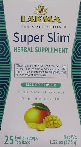 Lakma Super Slim Tea with Mango - 25 Tea Bags