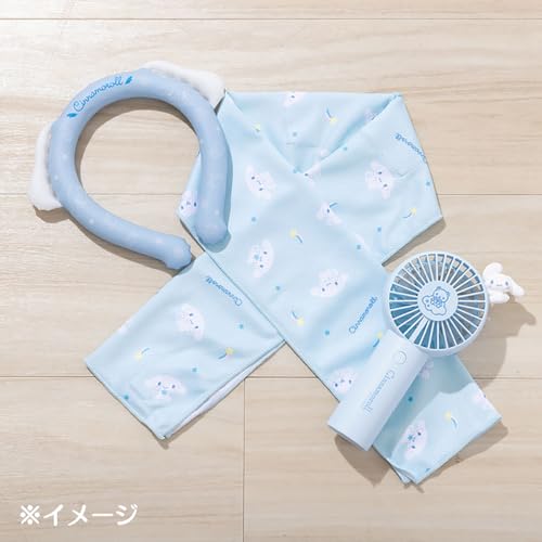 Sanrio 212164 Cinnamoroll 2-Way Fan Cinnamoroll Cinnamoroll 7.1 x 3.9 x 1.6 inches (18 x 10 x 4 cm), Character