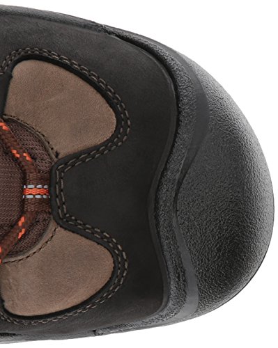 KEEN Utility mens Coburg 8" Steel Toe Waterproof Work Boots, Cascade Brown/Brindle, 15 Wide US