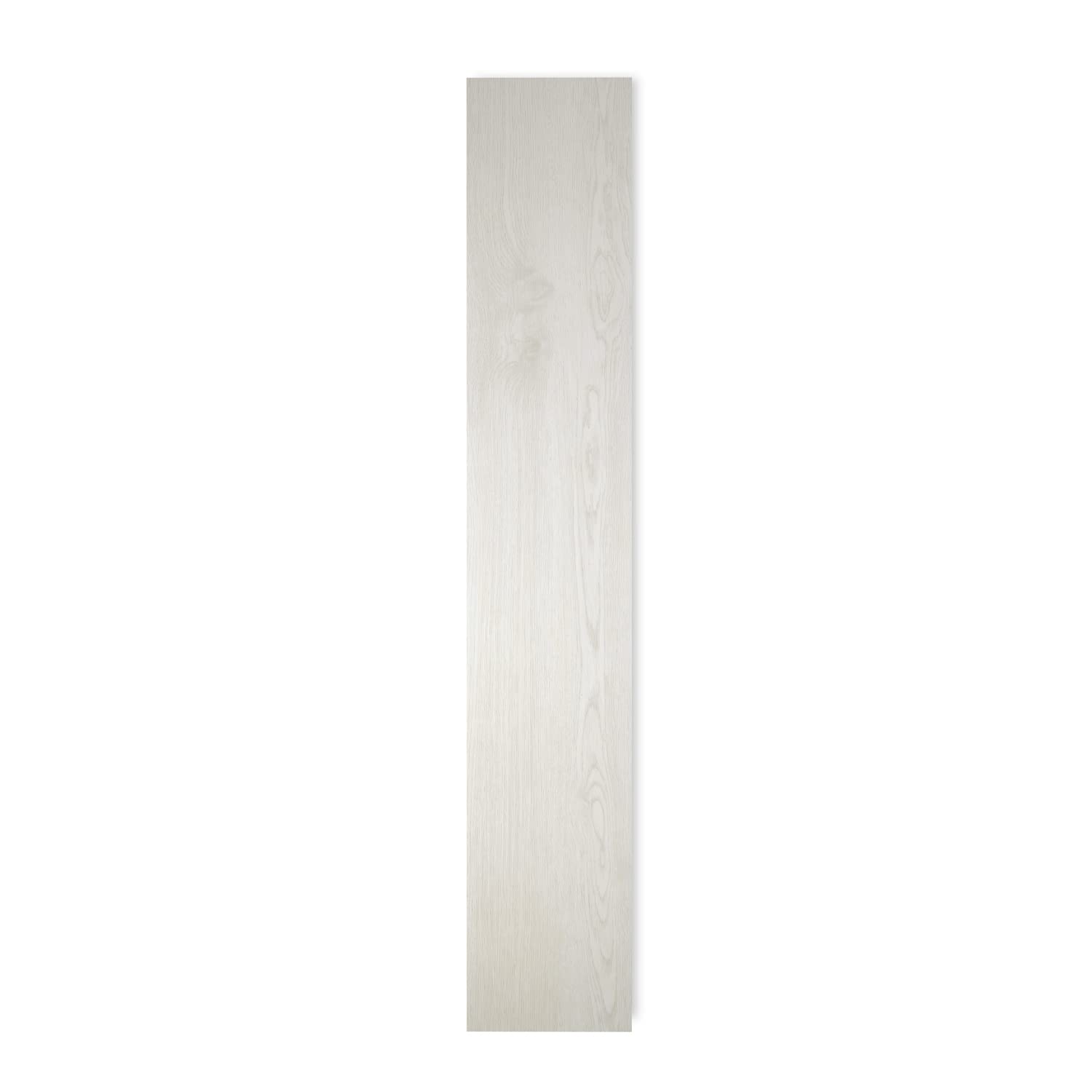 LUCiDA SURFACES Luxury Vinyl Flooring Tiles | Peel and Stick Floor Tile for DIY Installation | 12 Wood Look Planks | Cotton | BaseCore | 18 Sq. Feet
