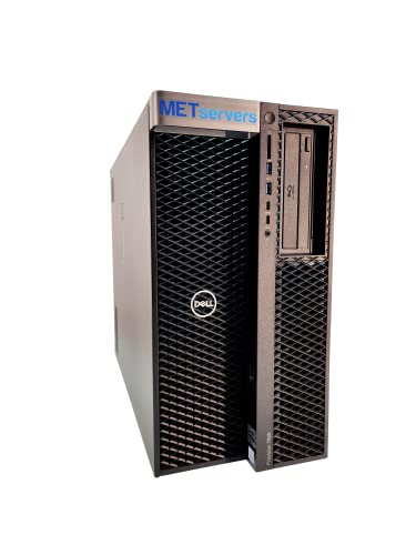 METServers T7920 Desktop Workstation - 2X Intel Xeon Gold 6138 2.0GHz 20C CPU - 128GB (2 x 64GB) DDR4 RAM - 512GB NVMe M.2 SSD - Quadro K420 - Windows 10 Pro (Renewed)