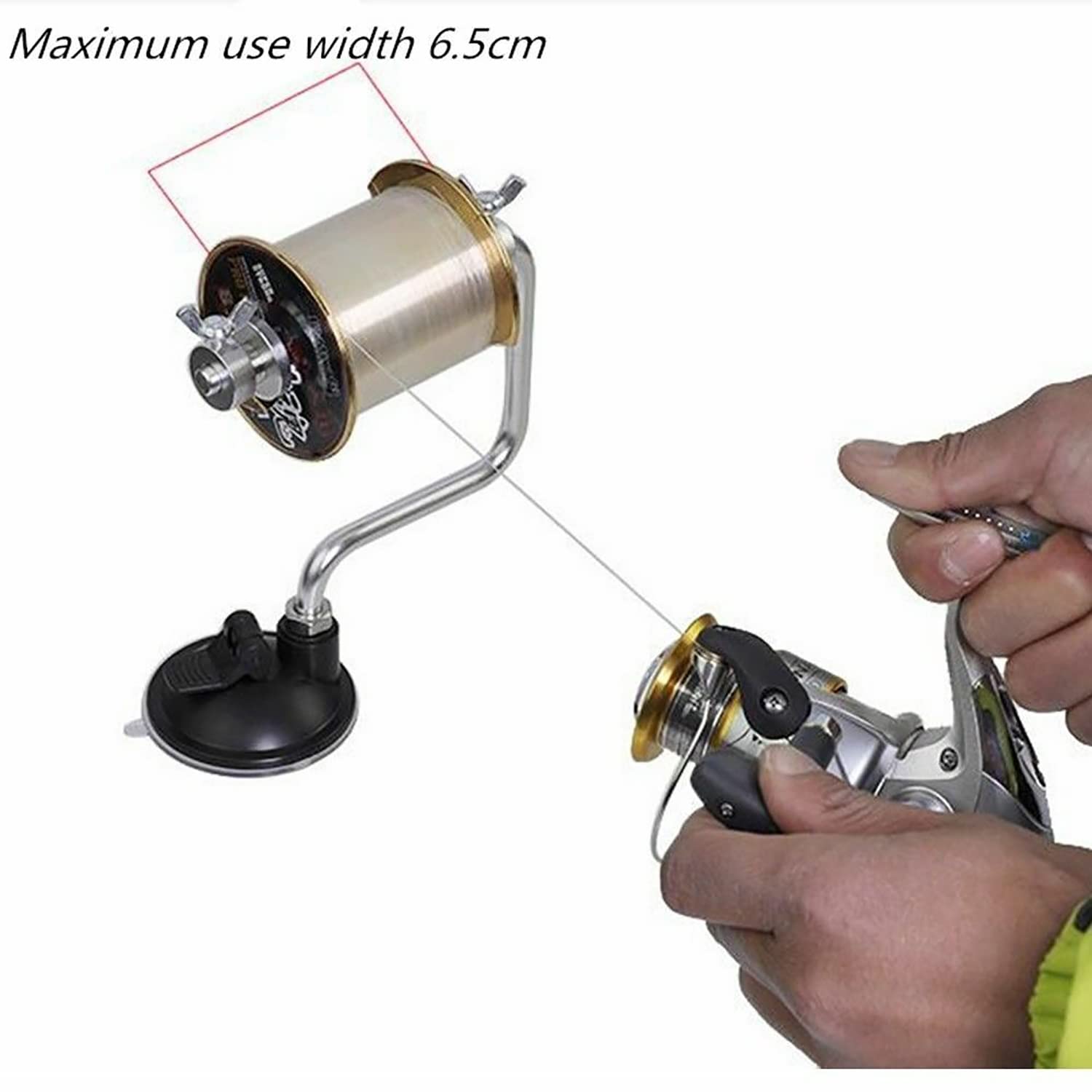 Portable Fishing Line Winder Reel Spool Spooler System Tackle Aluminum Tools New