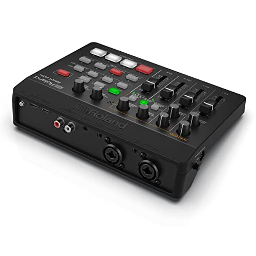 Roland AeroCaster Live Streaming System β Powerful Wireless Multi-Camera Production Solution with Hardware Controller/Audio Interface and Full-Featured iPad app (Black)